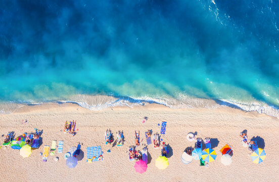 Beach drone photos store