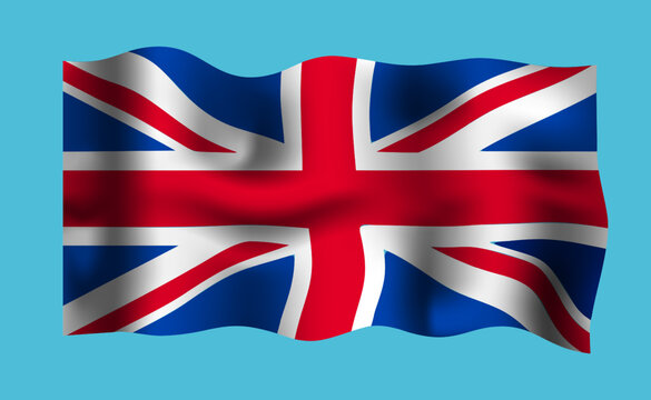 Waving British Flag Gif