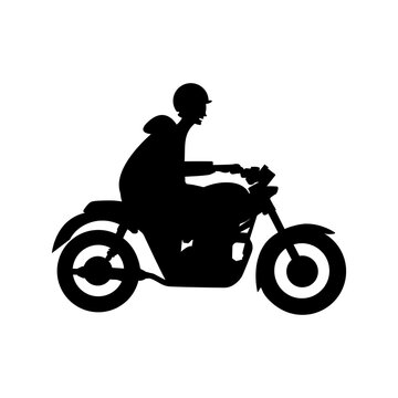 Harley Rider Silhouette