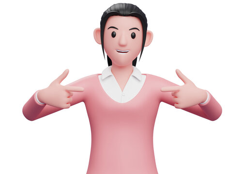 Animated Pointing To Self