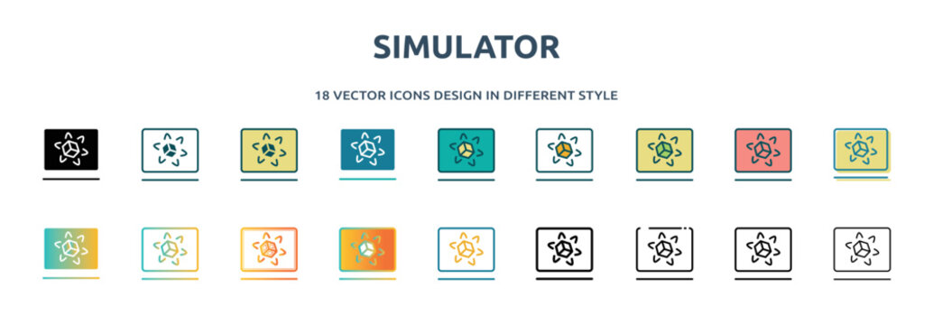 Simulator Icon Images – Browse 58,420 Stock Photos, Vectors, and Video ...