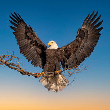 Bald Eagle Landing Images – Browse 2,808 Stock Photos, Vectors, and ...