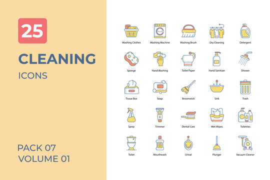 "Cleaning Icons"-Bilder: Stock-Fotos & -Videos. | Adobe Stock