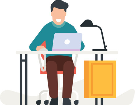 Young Adults Working Vector Icon Images – Browse 8,676 Stock Photos ...