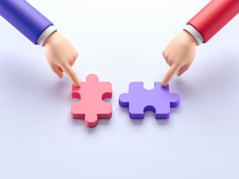 Two People Connect Cartoon Images – Browse 817 Stock Photos, Vectors ...