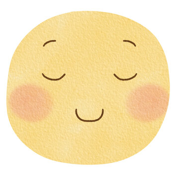 Relieved Smiley Face