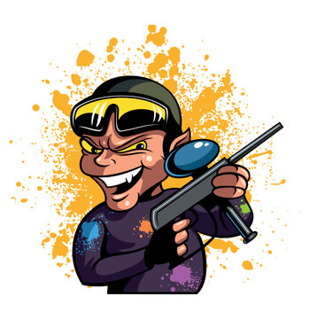 Paintball Cartoon Characters