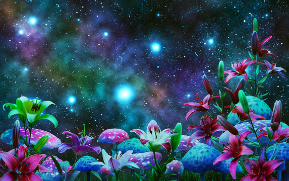 Enchanted Garden Wallpaper