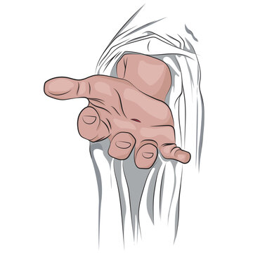 Jesus Hands With Holes Clip Art