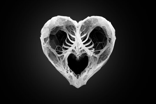 Imágenes de Skull Heart: descubre bancos de fotos, ilustraciones ...