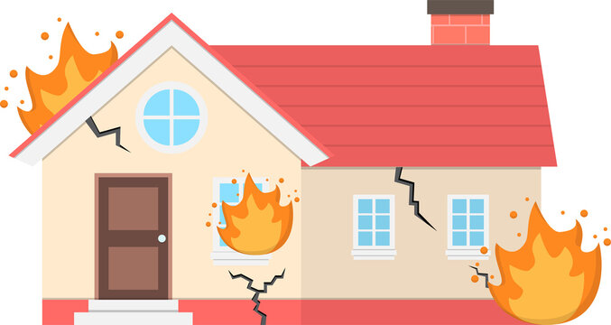 House On Fire Cartoon Images – Browse 11,460 Stock Photos, Vectors, and ...
