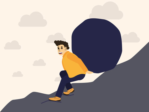 Man Carrying Heavy Rock Images – Browse 1,947 Stock Photos, Vectors ...