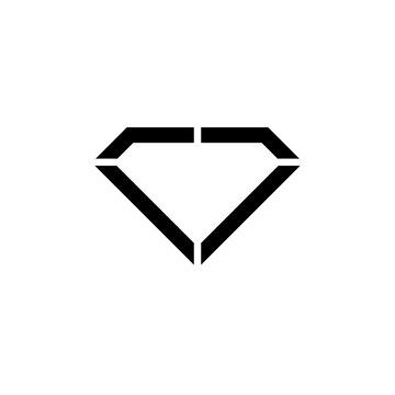 Superman Diamond Shape Vector