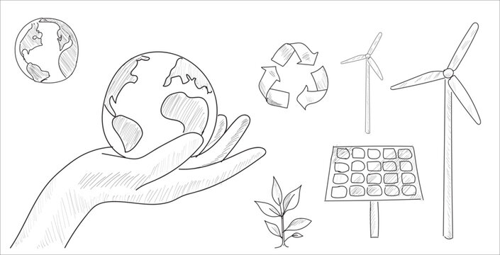 Line Drawing Sustainability Images – Browse 1,427 Stock Photos, Vectors ...