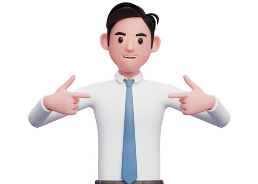 Pointing At Self Clipart