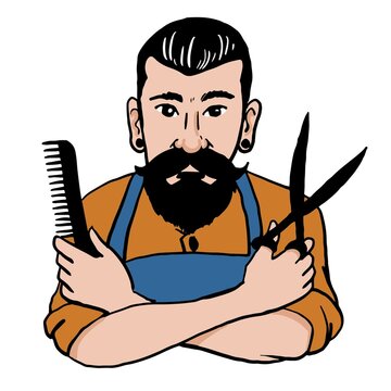Barber Cartoon Images – Browse 40,681 Stock Photos, Vectors, and Video ...