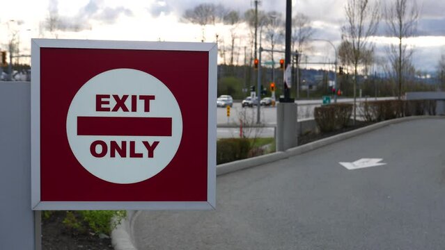 Exit Only Sign Images – Browse 1,740 Stock Photos, Vectors, and Video ...