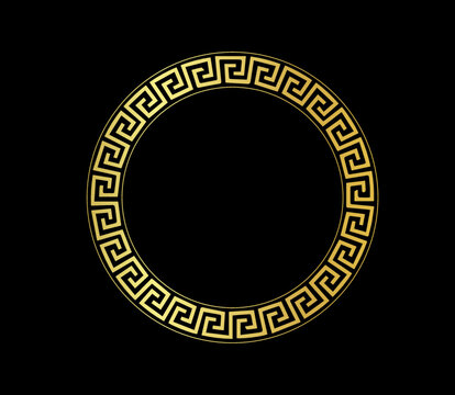 Versace Circle Vector