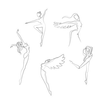 Dancer Line Drawing Images – Browse 13,642 Stock Photos, Vectors, and ...