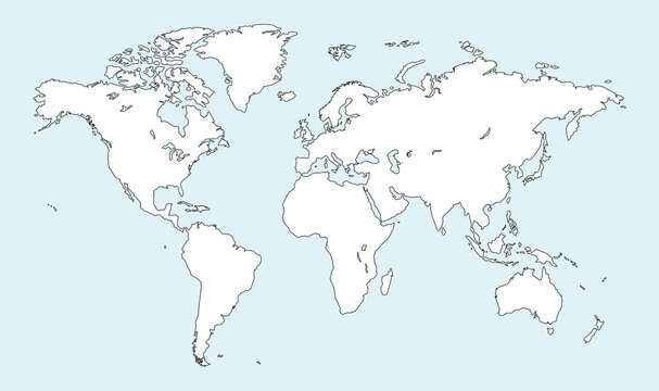 Philippines World Map Outline