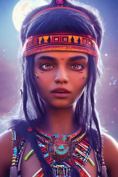 Girly Aztec Desktop Wallpaper