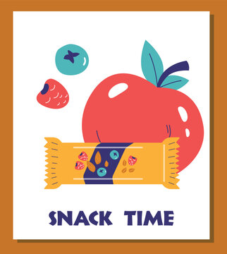 Kids Snack Time Clipart