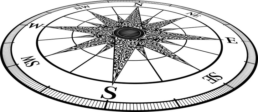 Nautical Compass Sketch Images – Browse 6,140 Stock Photos, Vectors ...