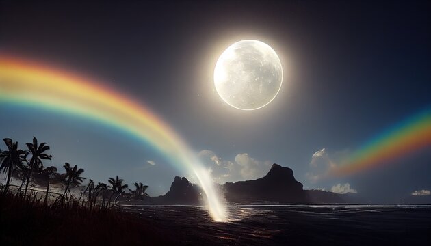 Rainbow Moon Hawaii