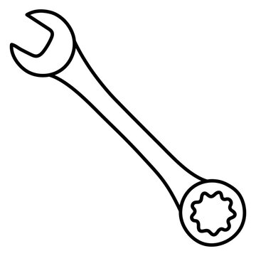 Combination Wrench Drawing
