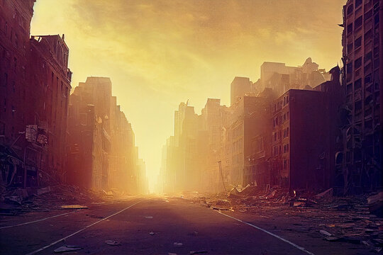 Desolate City Landscape