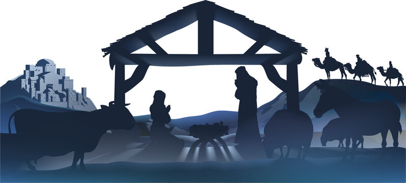 Nativity Star Silhouette Png