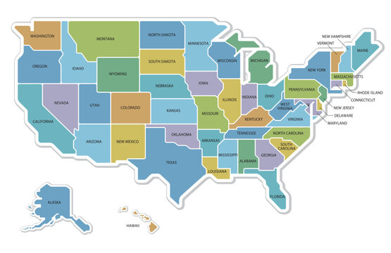 Map Of Usa States With Names And Capitals Google Search, 55% OFF