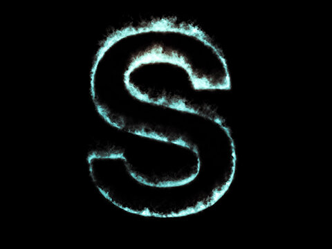 Blue Fire Letters A Z