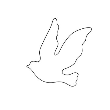 Flying Bird Template Printable