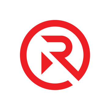 Red Circle Logo With R