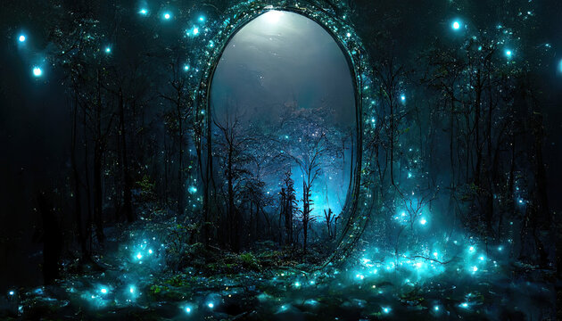 Magical Night Forest