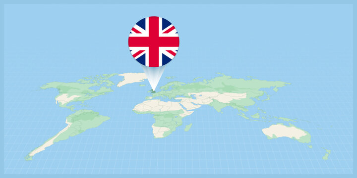Britain On World Map