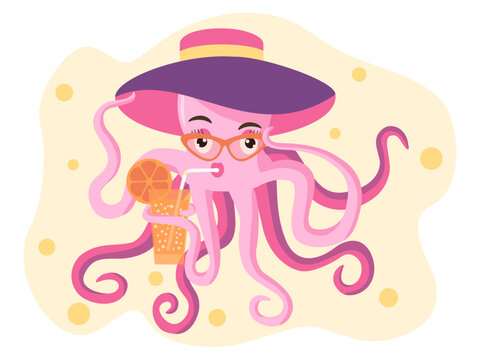 Cute Baby Octopus Top Hat