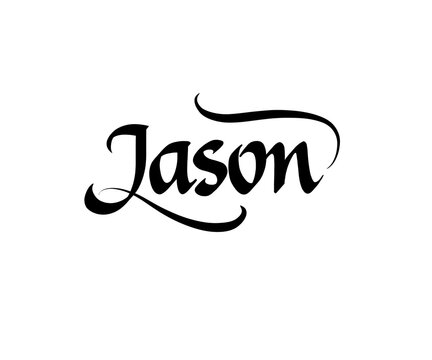 The Name Jason In Cursive