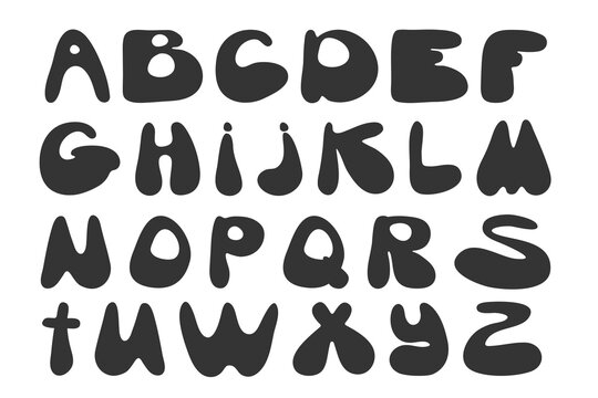 English Alphabet Clipart Black And White