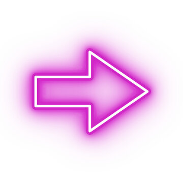 Pink Arrow Pointing Right