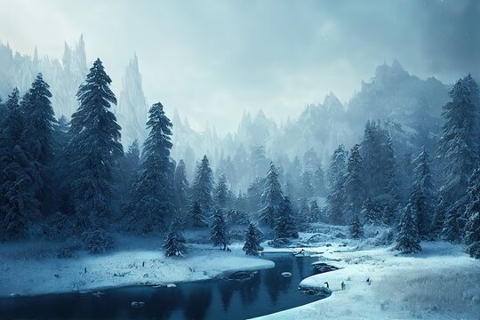 Winterscape Images – Browse 1,506 Stock Photos, Vectors, and Video ...