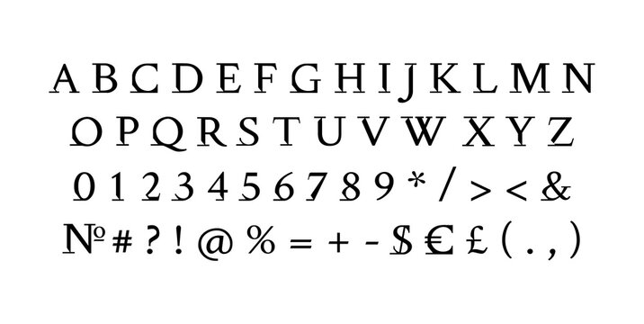 Roman Latin Alphabet