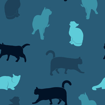 "Cat Seamless Pattern" Images – Browse 1,521 Stock Photos, Vectors, and ...