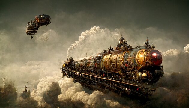 Steampunk Steam Train