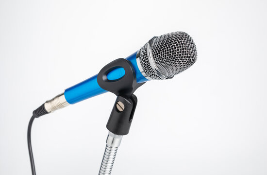 Blue Colored Microphones
