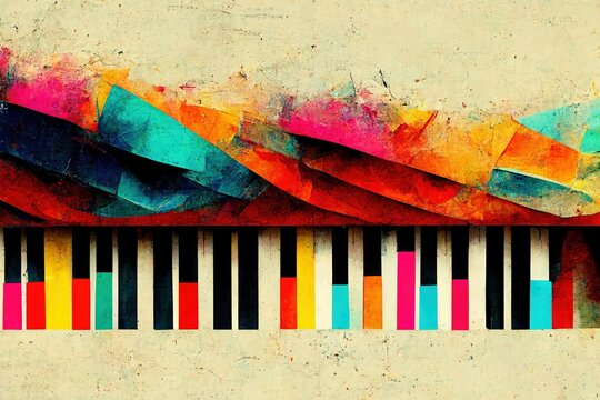 Musical Keyboard Art