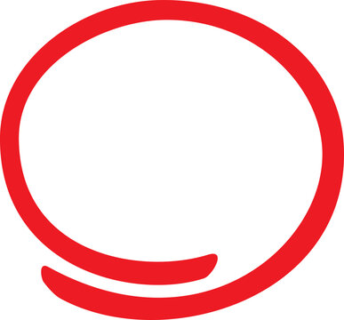 Red Pen Circle Png
