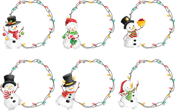 Snowman Borders And Frames