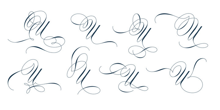 Copperplate Calligraphy Alphabet